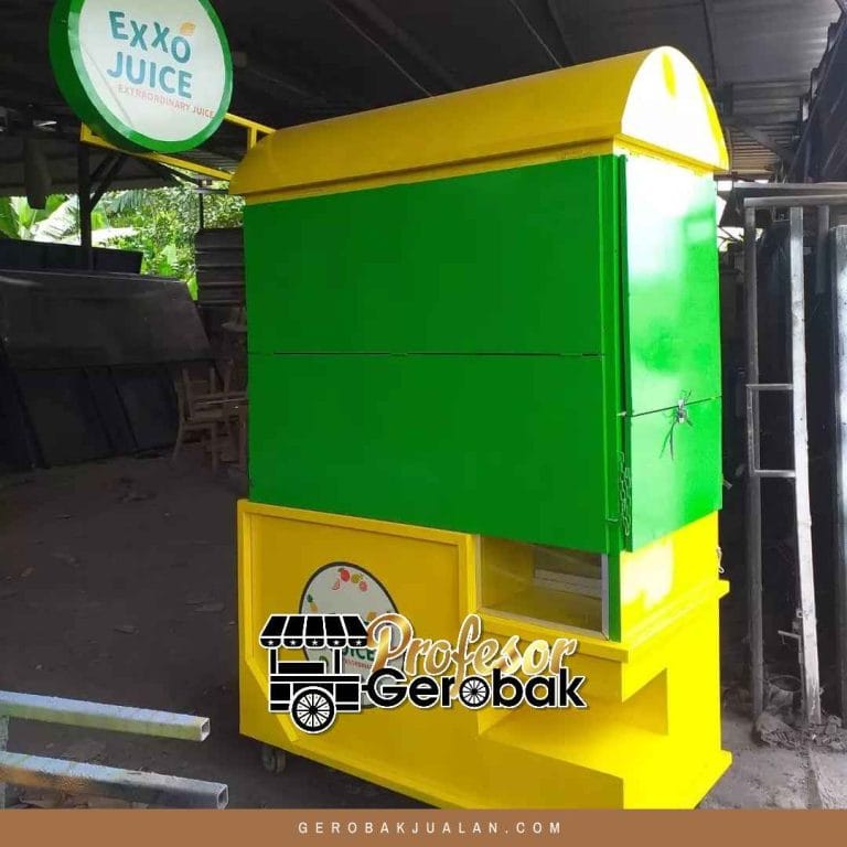 Contoh Gerobak Jualan Minuman Kekinian untuk Usaha Kecil - Profesor Gerobak