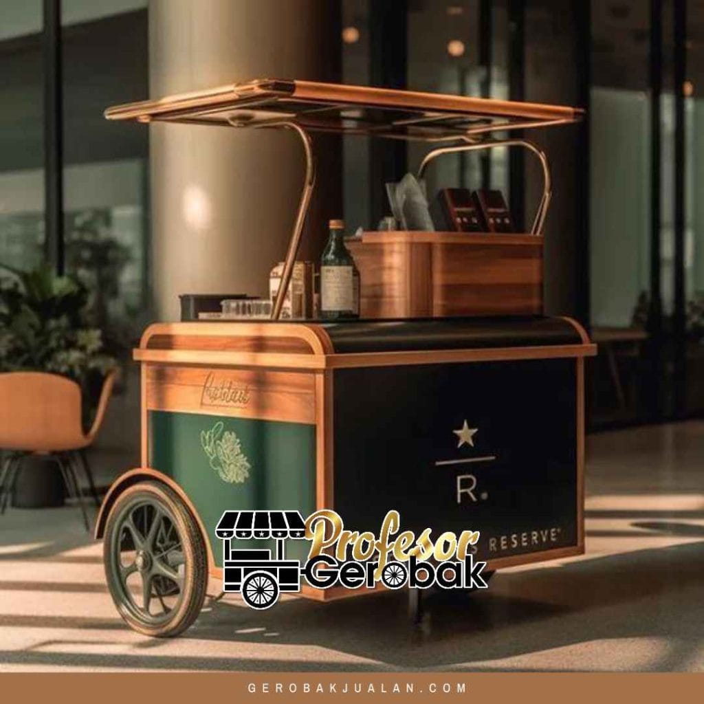 Harga Gerobak Dorong untuk Jualan Makanan Kekinian - Profesor Gerobak