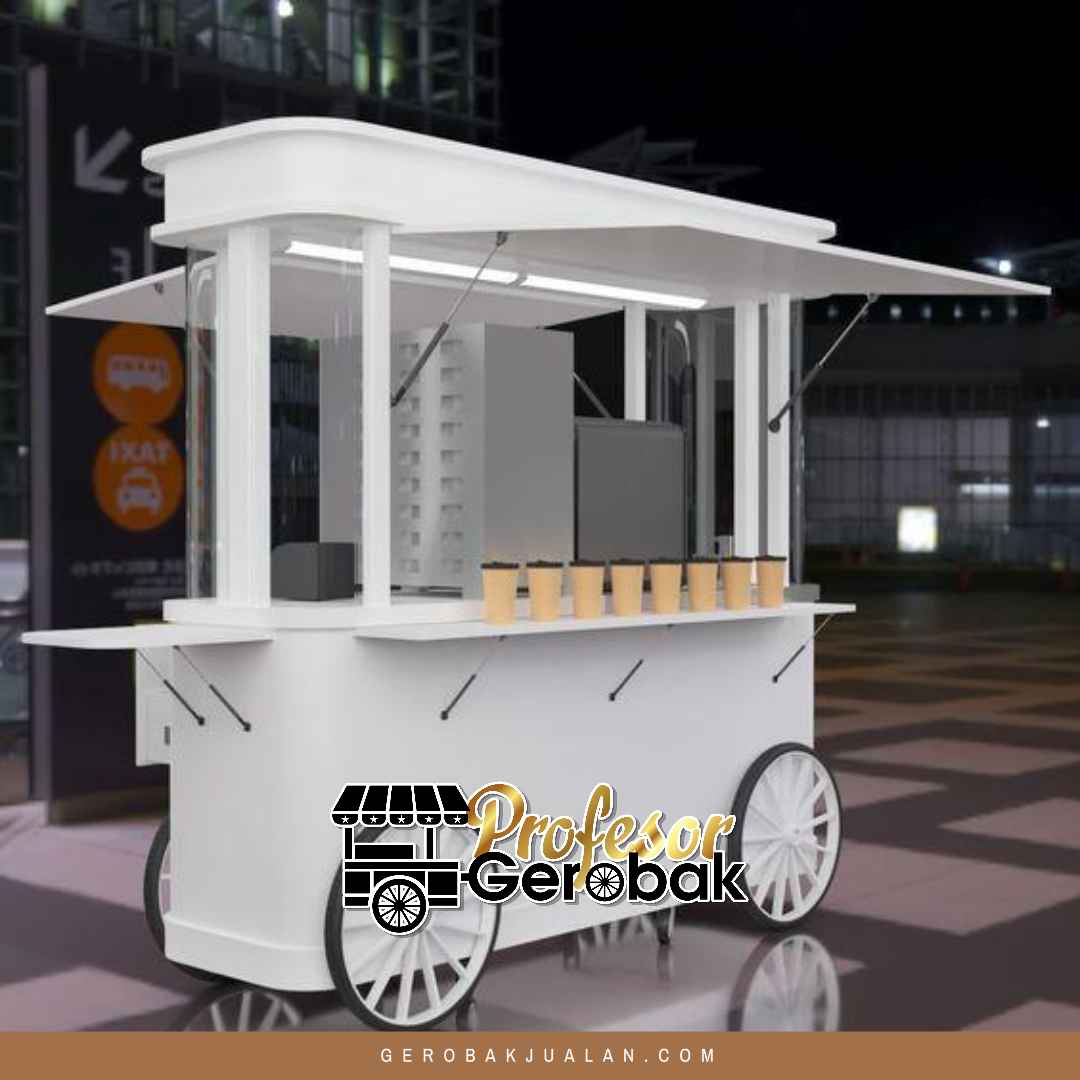 Gerobak Jualan Kekinian dengan Desain Unik Depok - Profesor Gerobak