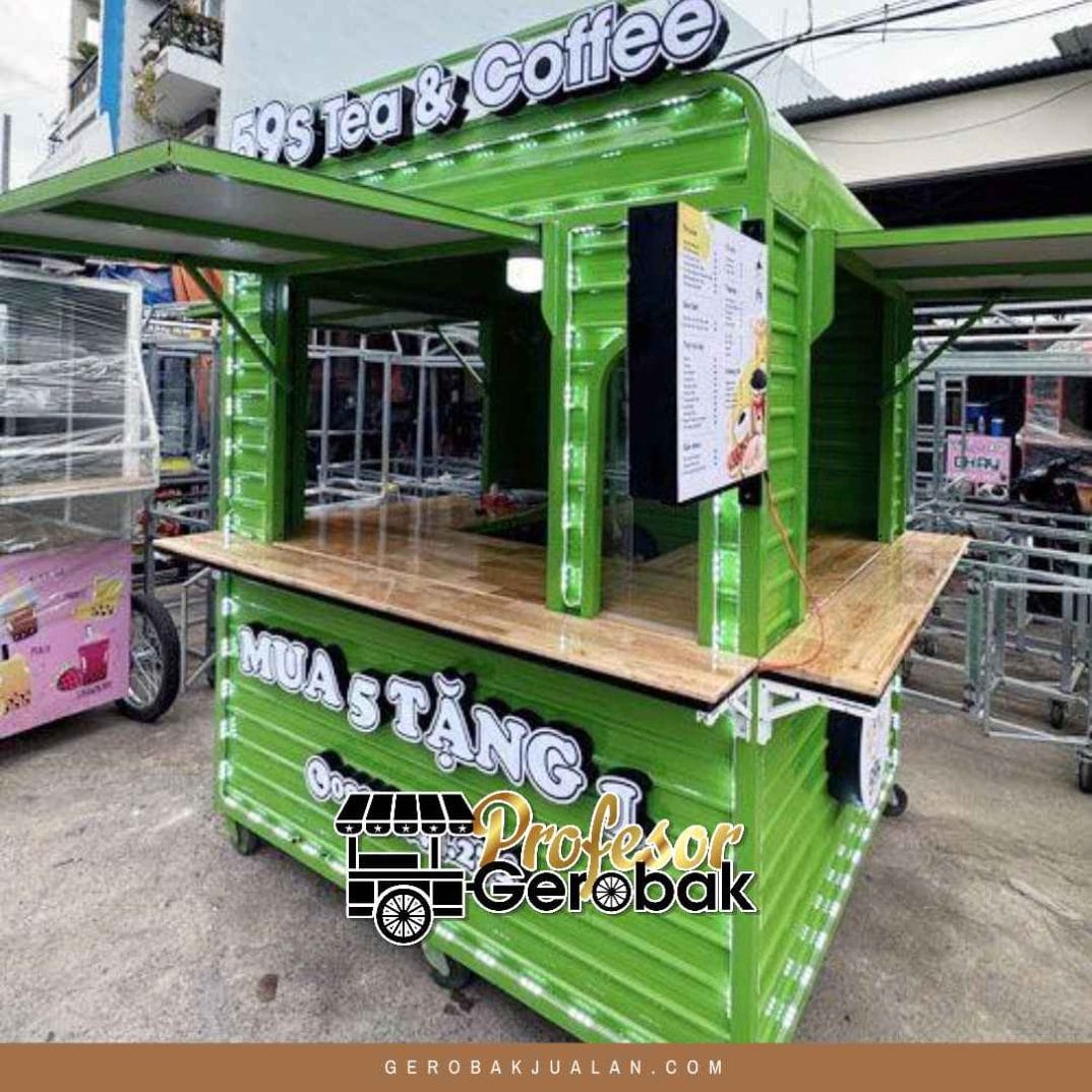 Jasa Custom Gerobak Kontainer Murah di Bekasi - Profesor Gerobak
