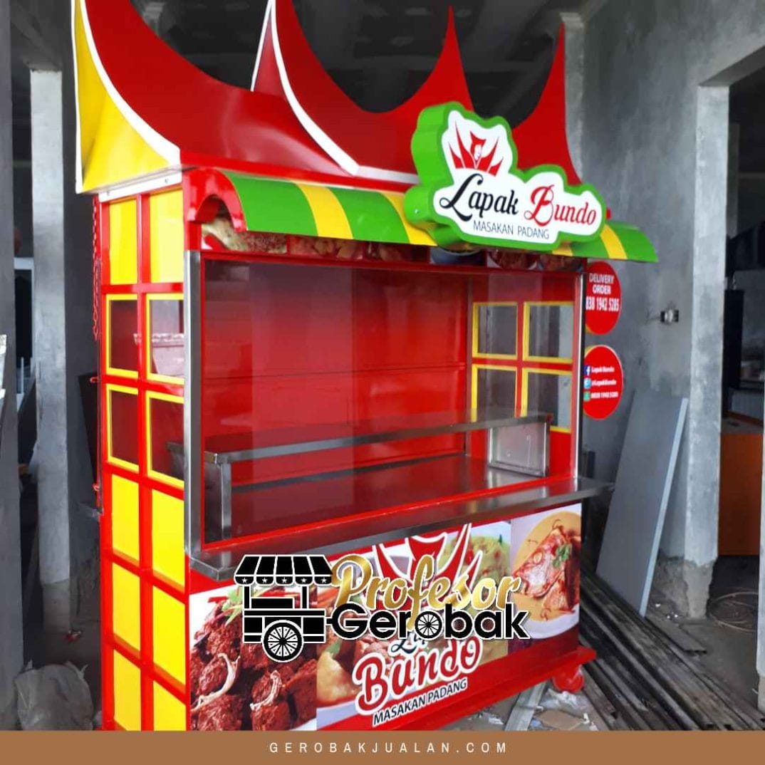 199+ Model Gerobak Jualan Kekinian untuk Berbagai Usaha - Profesor Gerobak